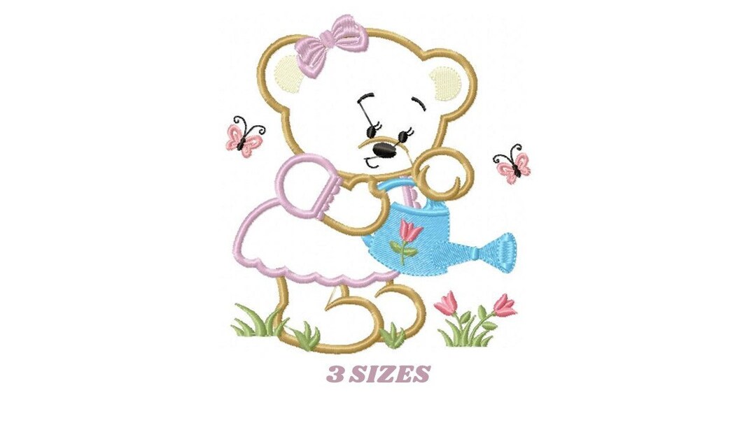 Bear Embroidery Designs Teddy Embroidery Design Machine Embroidery ...
