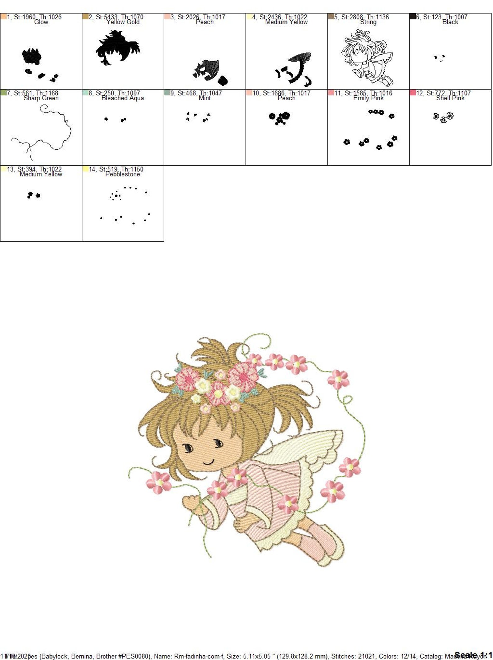 Fairy Embroidery Designs Baby Girl Embroidery Design Machine Embroidery ...