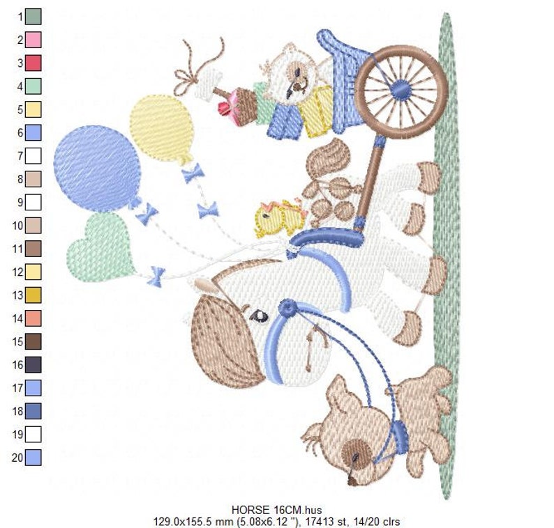 Horse Embroidery Design Baby Boy Embroidery Designs Machine - Etsy