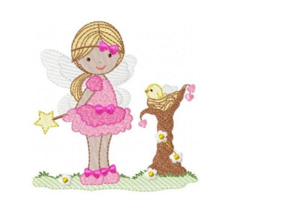 Kits & How To Sewing & Needlecraft fairy applique design Fantasy ...