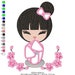 Japanese Geisha Embroidery Designs - Japanese Girl Embroidery Design ...