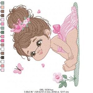 Baby Girl Embroidery Designs - Princess Embroidery Design Machine ...