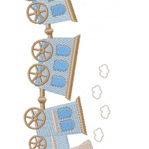 Train Embroidery Designs - Vehicle Embroidery Design Machine Embroidery ...