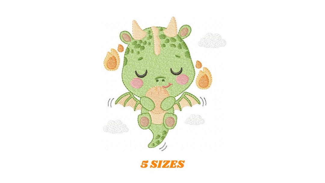 Dragon Embroidery Designs - Flying Dragon Machine Embroidery Pattern ...