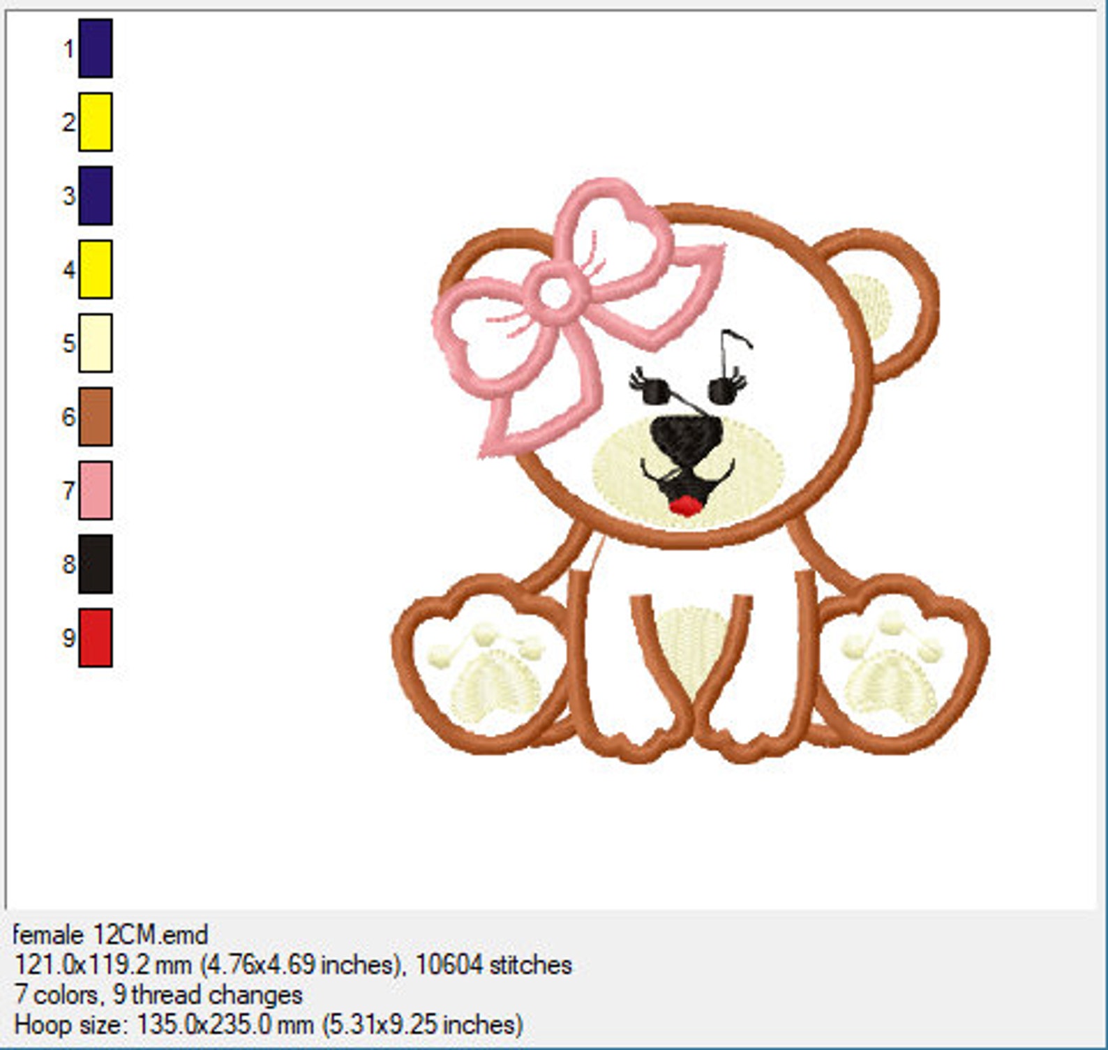 Bear Embroidery Designs Teddy Embroidery Design Machine - Etsy