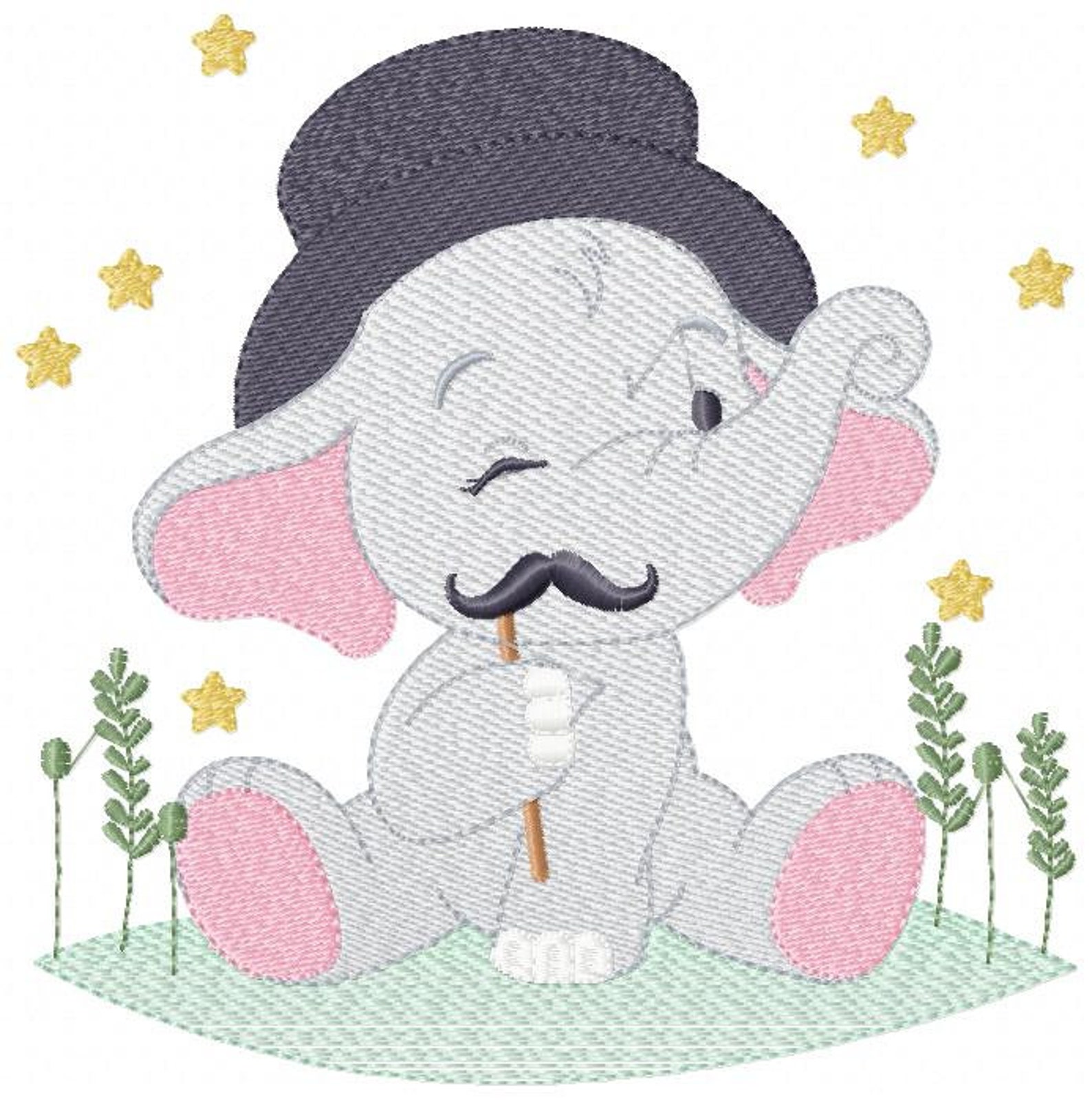 Elephant Embroidery Designs Animal Embroidery Design Machine - Etsy