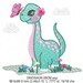 Dinosaur Embroidery Designs - Dino Embroidery Design Machine Embroidery ...
