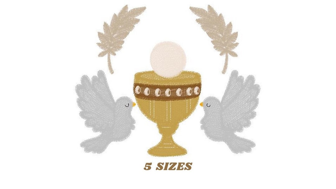 Chalice Embroidery Designs Communion Embroidery Design Machine ...