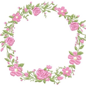 Frame Embroidery Designs - Flower Embroidery Design Machine Embroidery ...