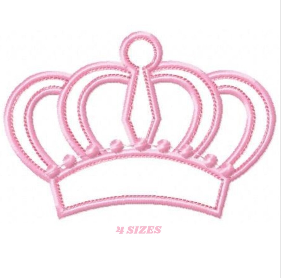 Crown Embroidery Designs - Princess Crown Embroidery Design Machine ...