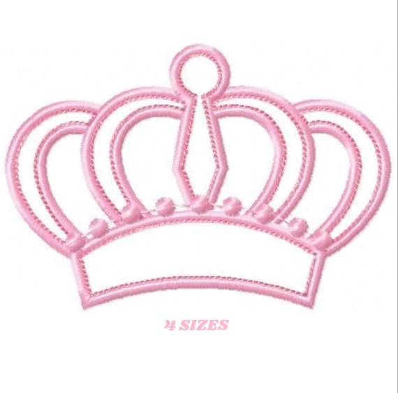 Kits & How To Sewing & Needlecraft Princess Crown Oval Frame Embroidery ...