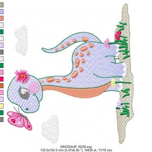 Dinosaur Embroidery Designs - Dino Embroidery Design Machine Embroidery ...
