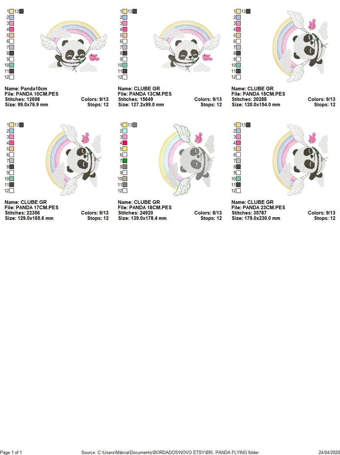 Panda Embroidery Design Animal Embroidery Designs Machine - Etsy