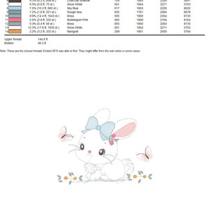 Bunny Embroidery Design - Rabbit Embroidery Designs Machine Embroidery ...
