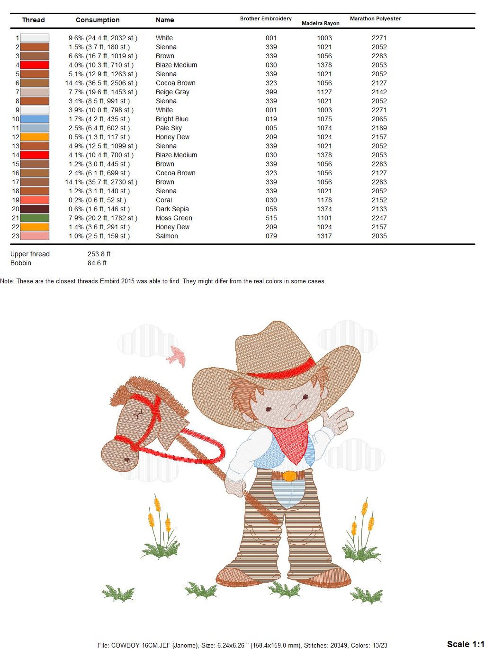 Cowboy Embroidery Design - Baby Boy Embroidery Designs Machine ...