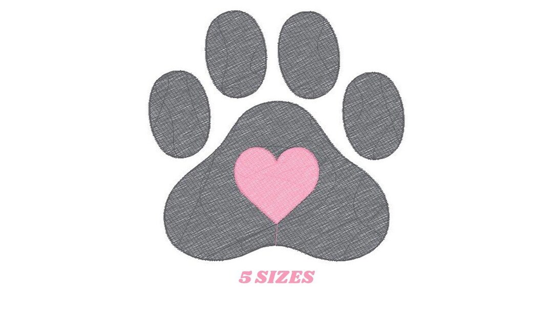 Dog Paw Embroidery Designs - Dogs Embroidery Design Machine Embroidery ...