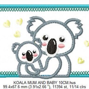 Koala Bear Embroidery Design Koala Embroidery Designs Machine ...
