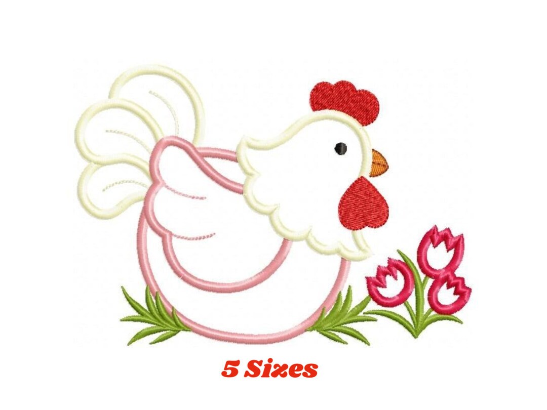 Chicken Embroidery Designs - Rooster Embroidery Design Machine ...