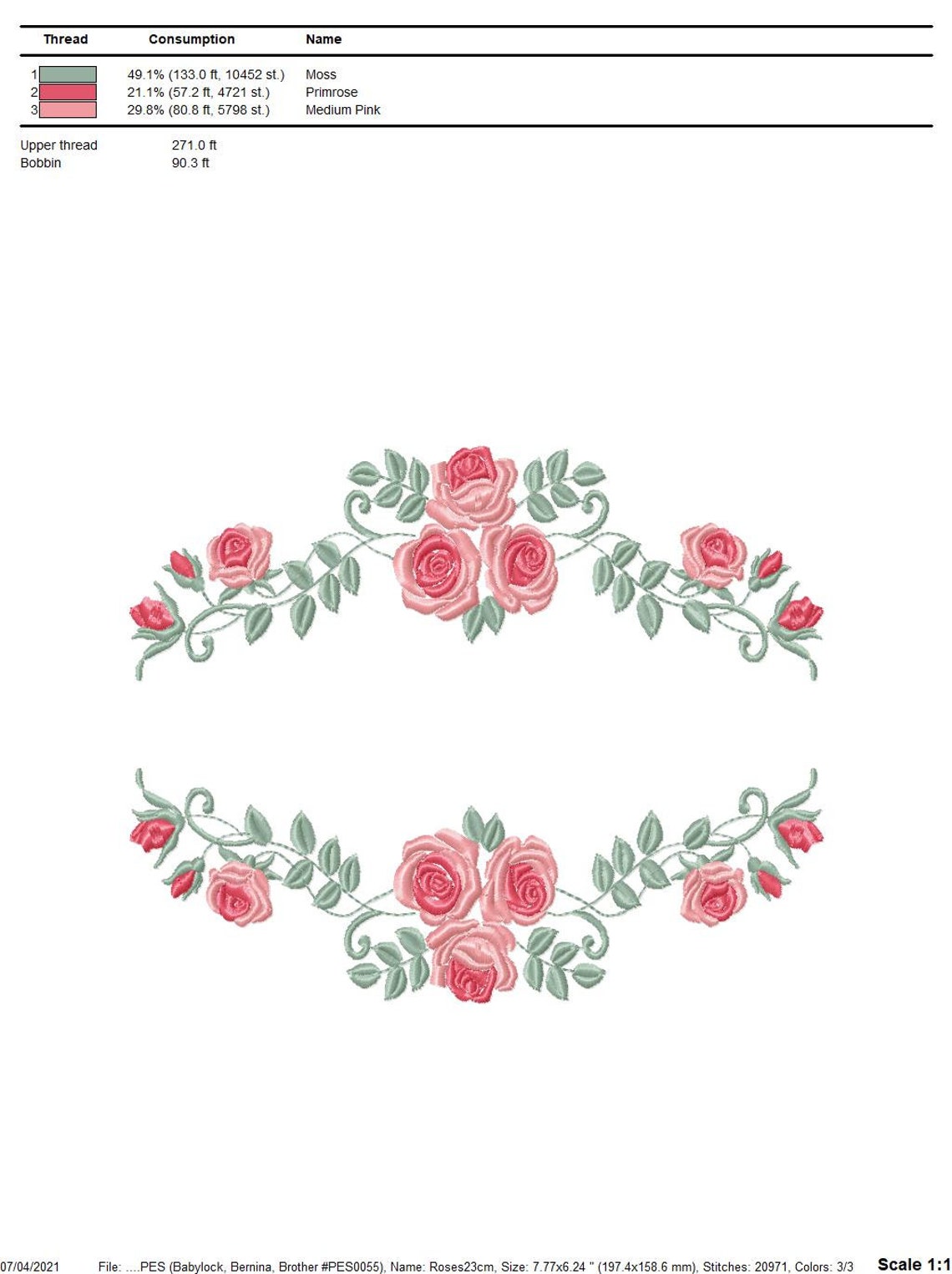 Flowers embroidery designs Flower embroidery design machine | Etsy