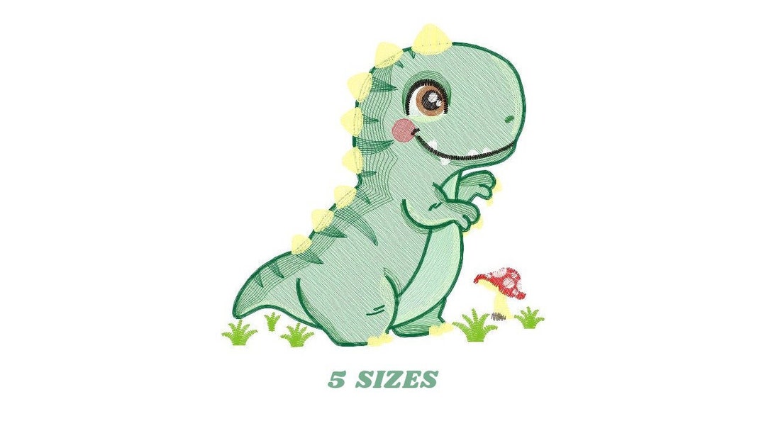 Dinosaur Embroidery Designs - Dino Embroidery Design Machine Embroidery ...