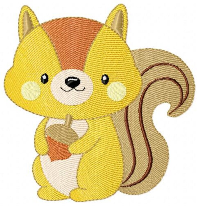 Squirrel Embroidery Design Animal Embroidery Designs Machine - Etsy