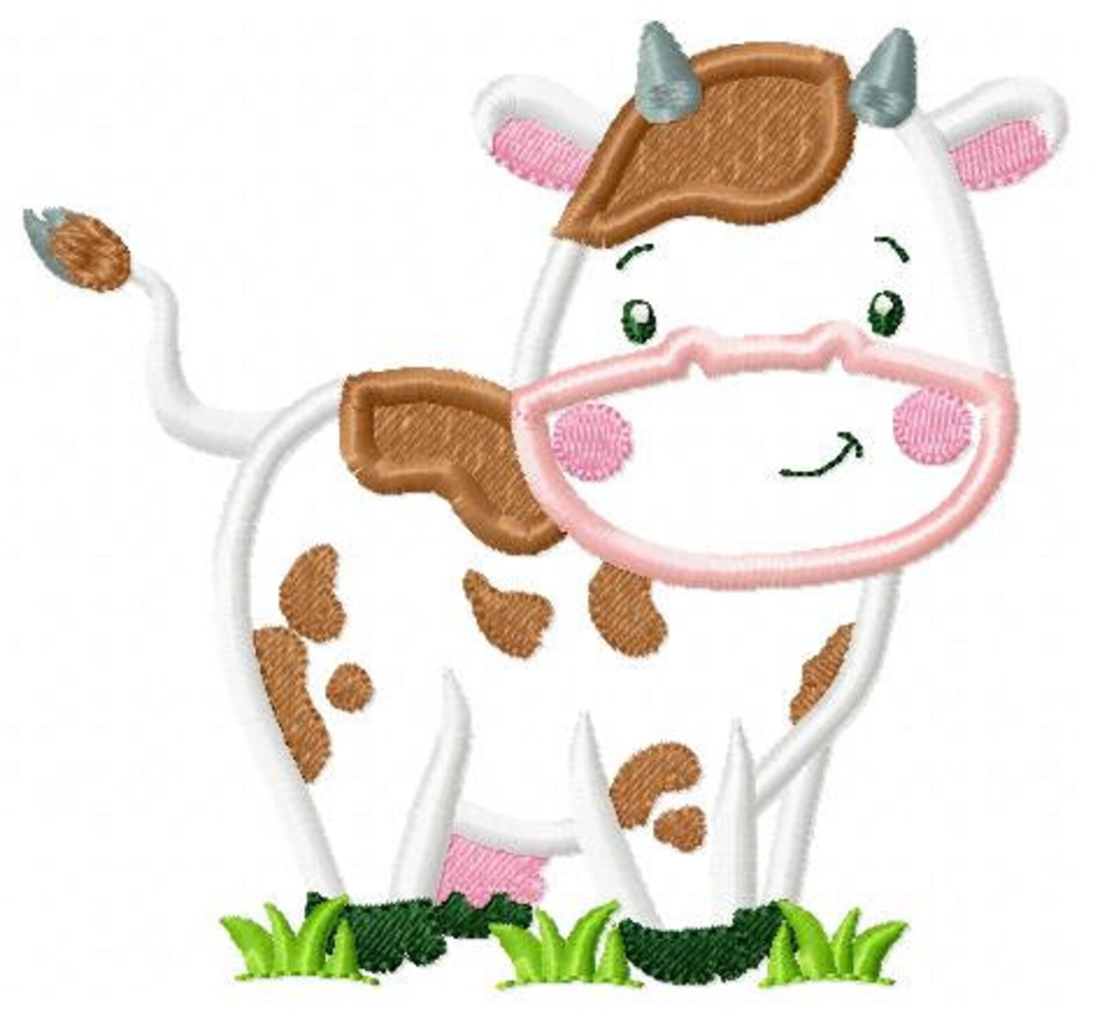 Cow Embroidery Design Animal Embroidery Designs Machine - Etsy