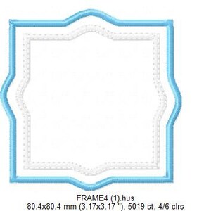 Frame Embroidery Designs Set - Frame Applique Embroidery Machine ...