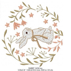 Bunny Embroidery Design - Animal Embroidery Designs Machine Embroidery ...