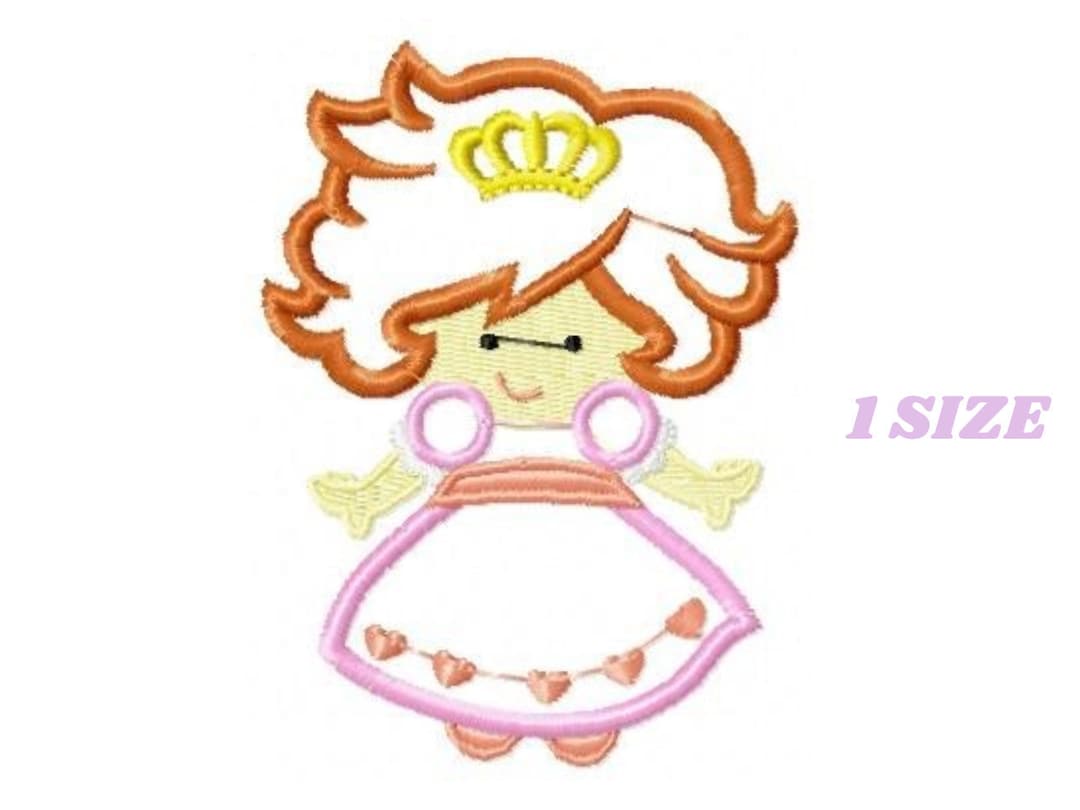 Queen Embroidery Designs Princess Embroidery Design Machine - Etsy