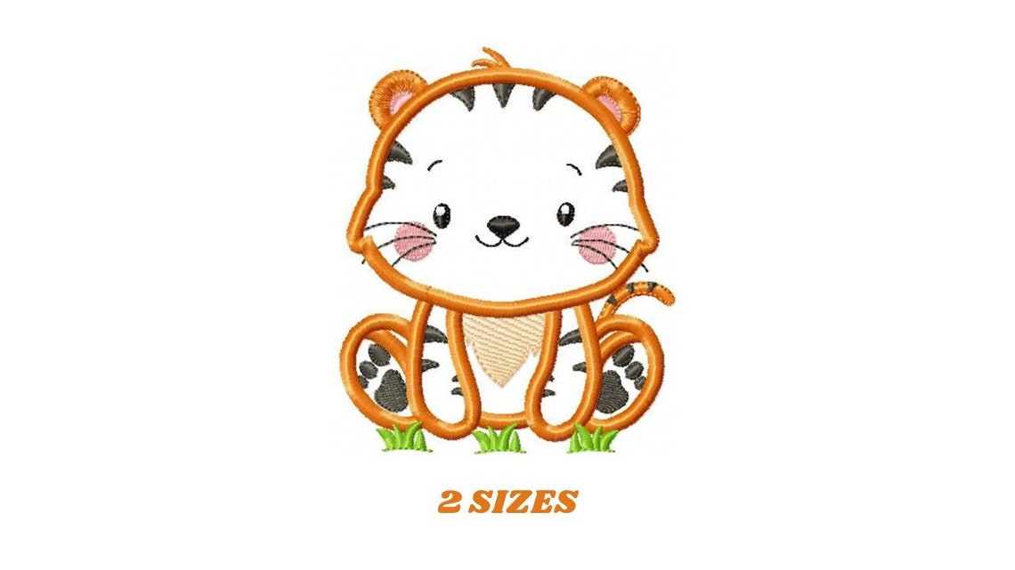Tiger Embroidery Design Animals Embroidery Designs Machine | Etsy