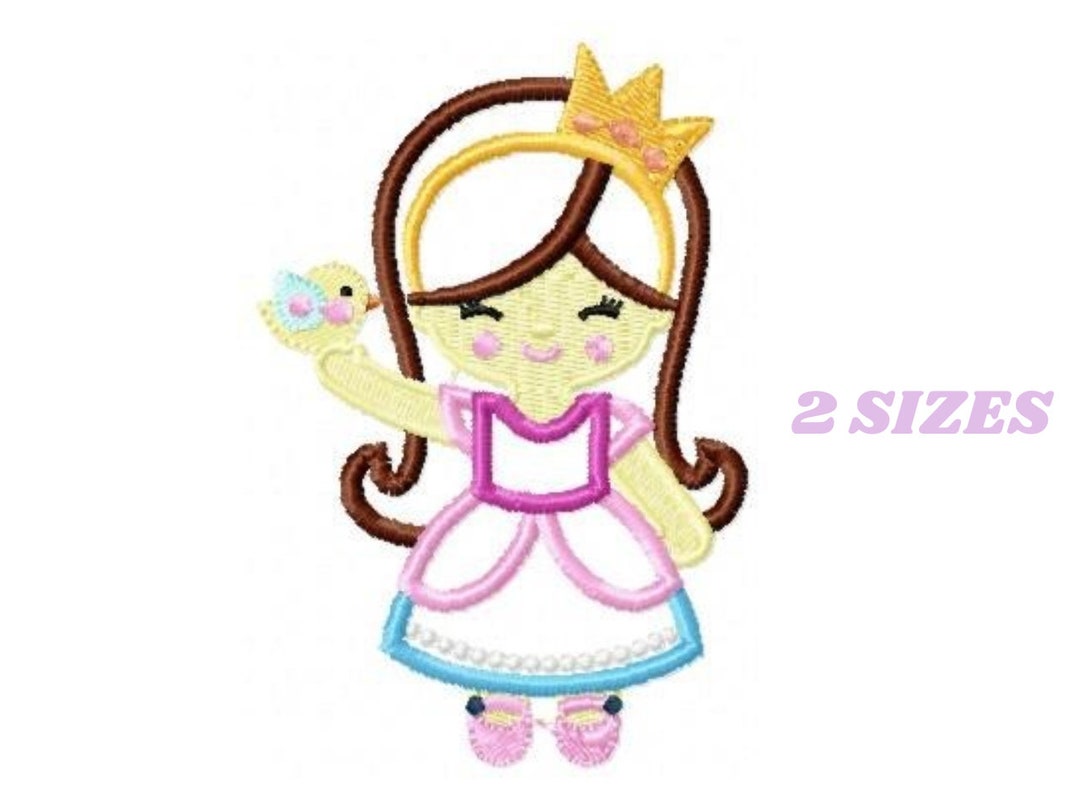 Princess Embroidery Designs Queen Embroidery Design Machine Embroidery ...