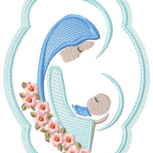 Holy Mary Embroidery Designs - Holy Embroidery Design Machine ...