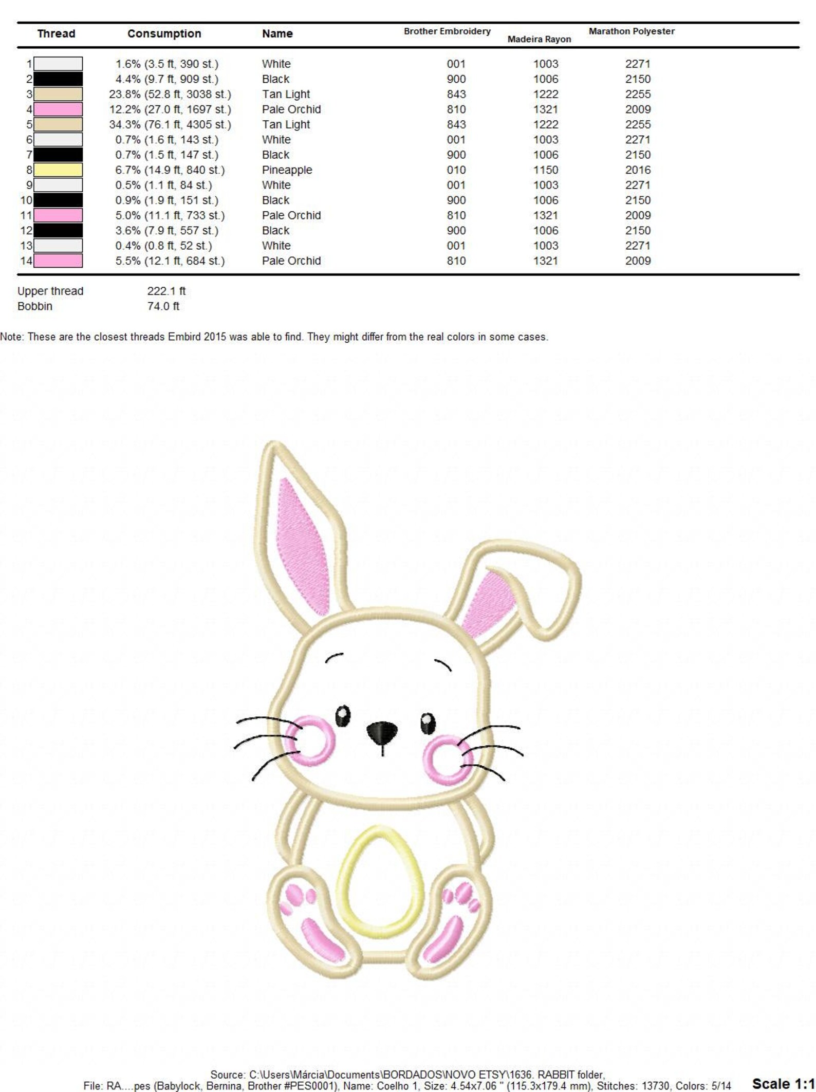 Bunny Embroidery Design Rabbit Embroidery Designs Machine - Etsy