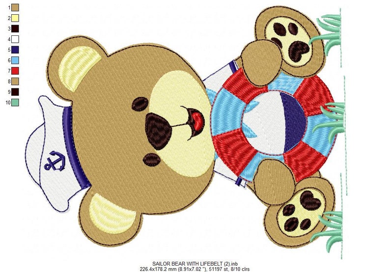Bear Embroidery Designs Teddy Embroidery Design Machine - Etsy