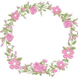 Frame Embroidery Designs - Flower Embroidery Design Machine Embroidery ...