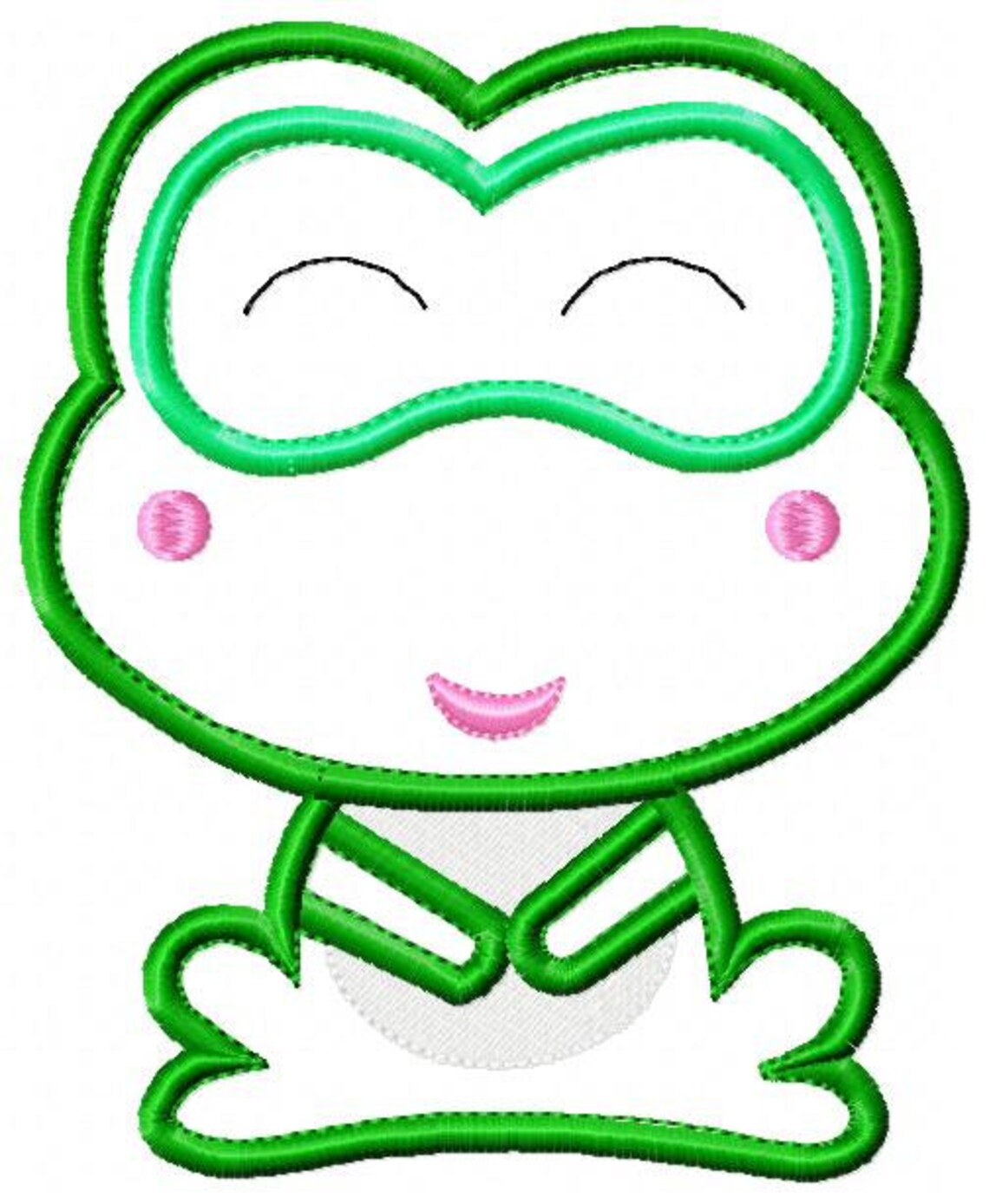 Frog Embroidery Designs Animal Embroidery Design Machine | Etsy