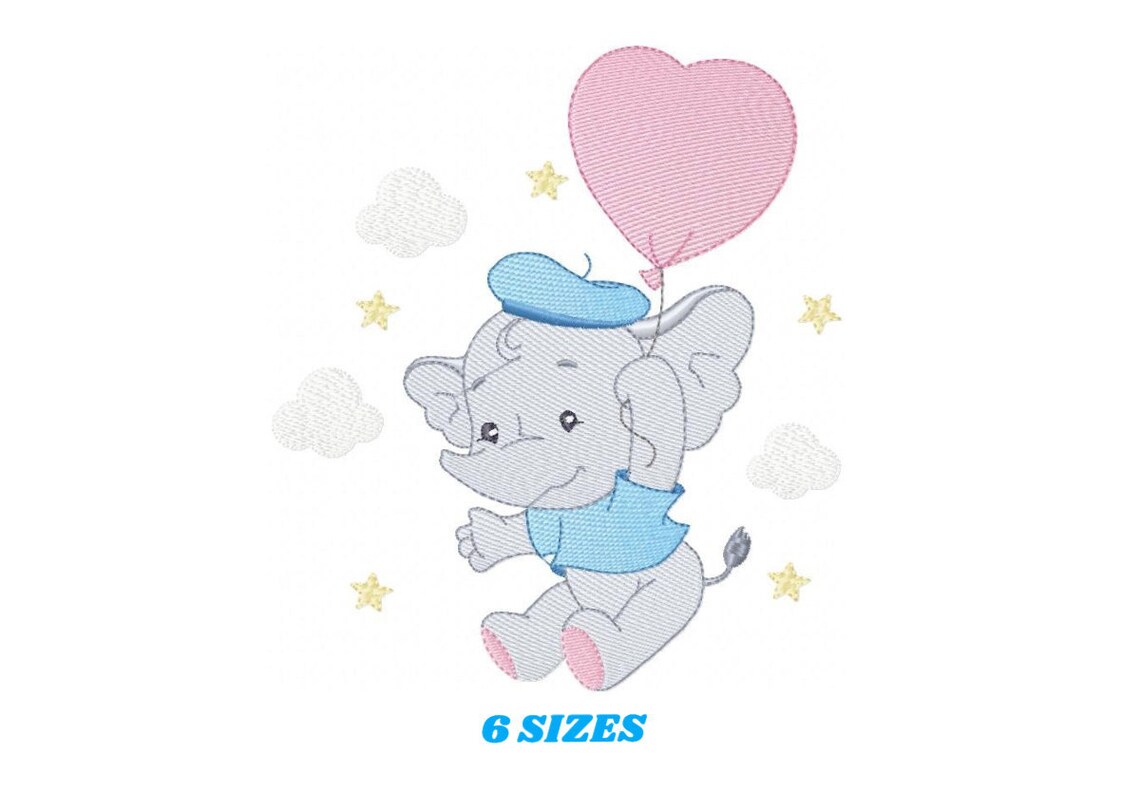 Elephant Embroidery Designs Animal Embroidery Design Machine - Etsy