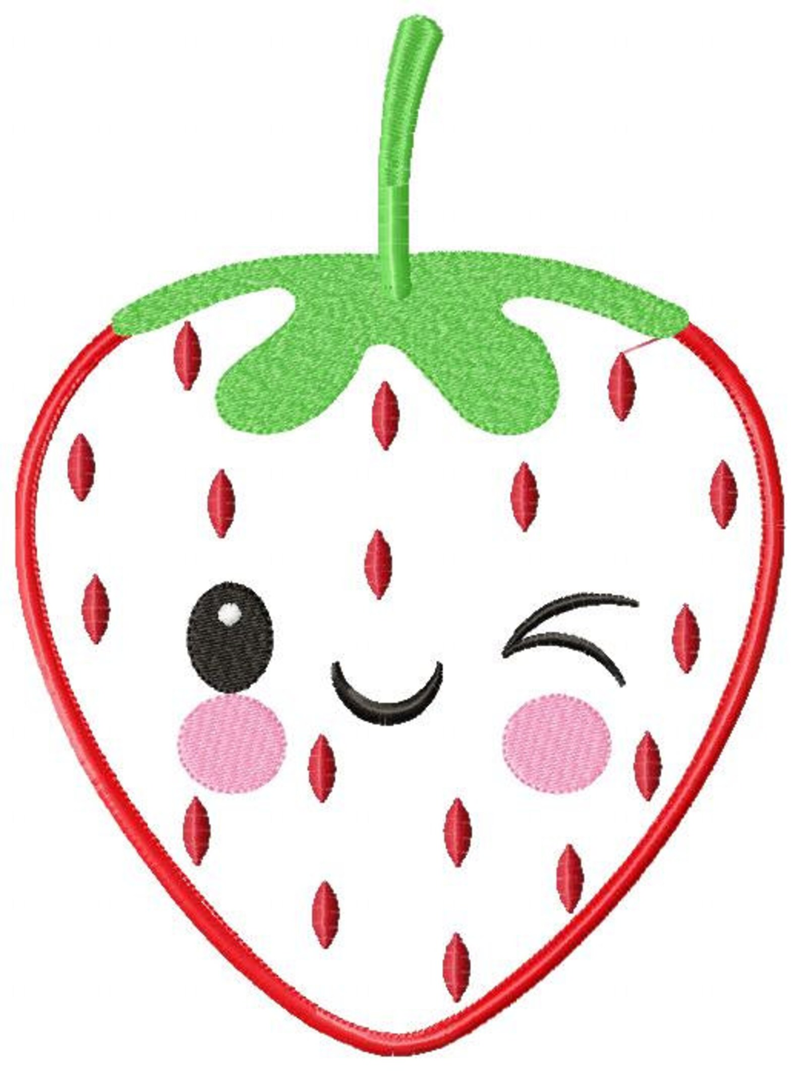 Strawberry Embroidery Designs - Fruit Embroidery Design Machine ...