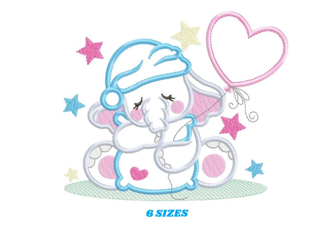 Elephant Embroidery Designs Animal Embroidery Design Machine - Etsy