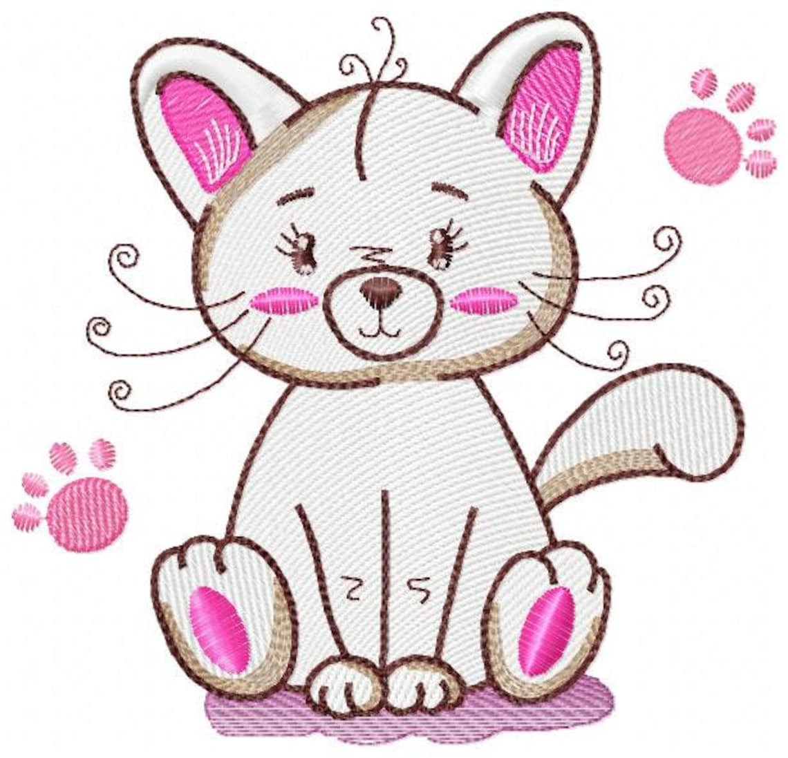 Cat Embroidery Design Animal Embroidery Designs Machine - Etsy