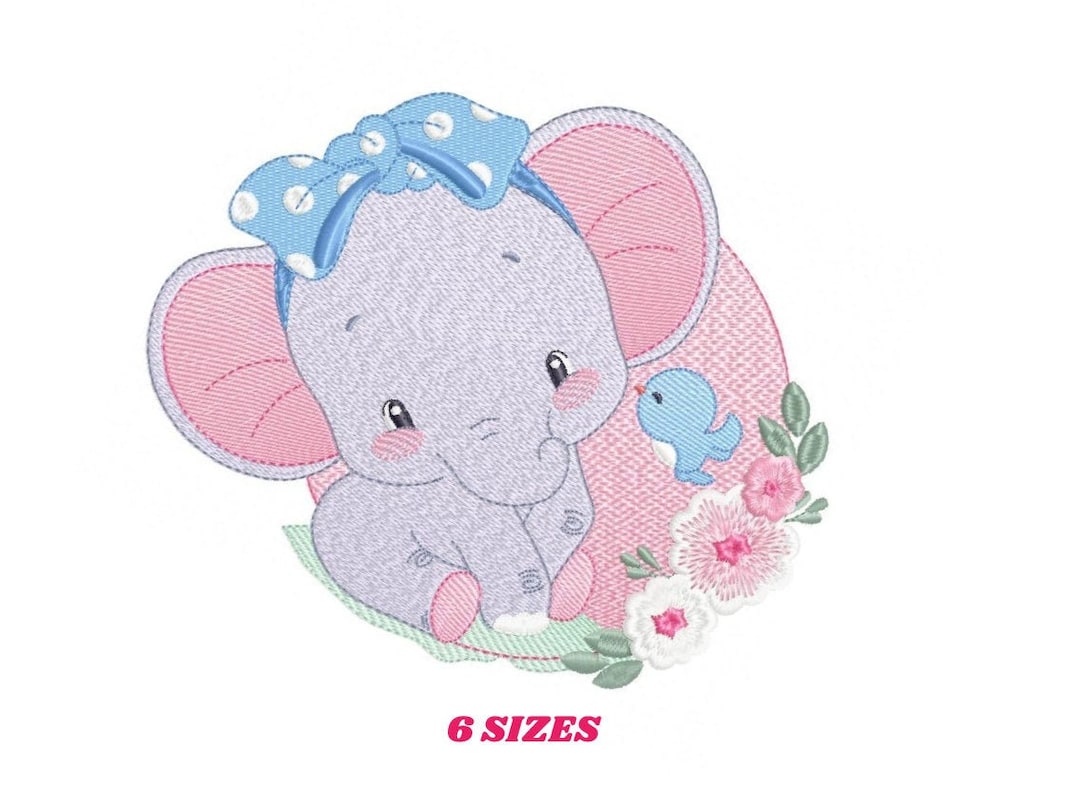 Elephant Embroidery Designs - Animal Embroidery Design Machine ...