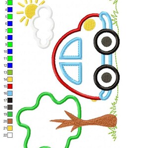 Car Embroidery Designs - Vehicle Embroidery Design Machine Embroidery ...