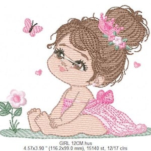 Baby Girl Embroidery Designs - Princess Embroidery Design Machine ...