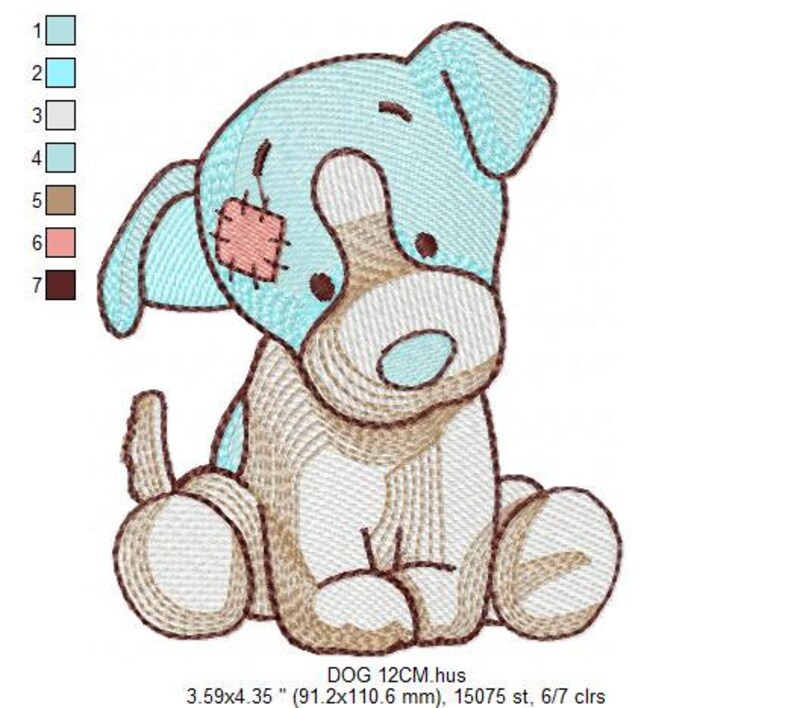 Dogs Embroidery Designs Dog Embroidery Design Machine - Etsy