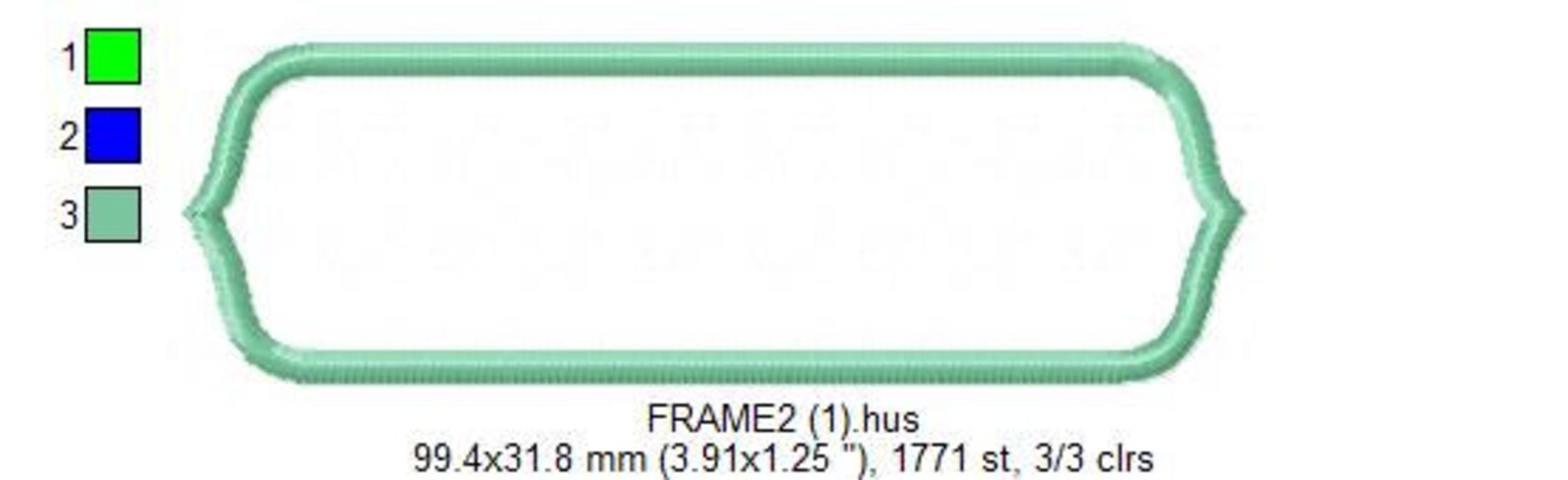 Frame Embroidery Designs Set Frame Applique Design Machine | Etsy