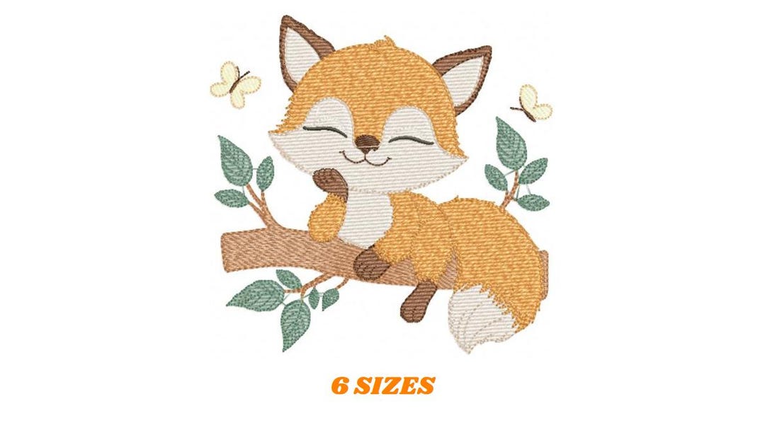 Fox Embroidery Designs - Red Fox Embroidery Design Machine Embroidery ...