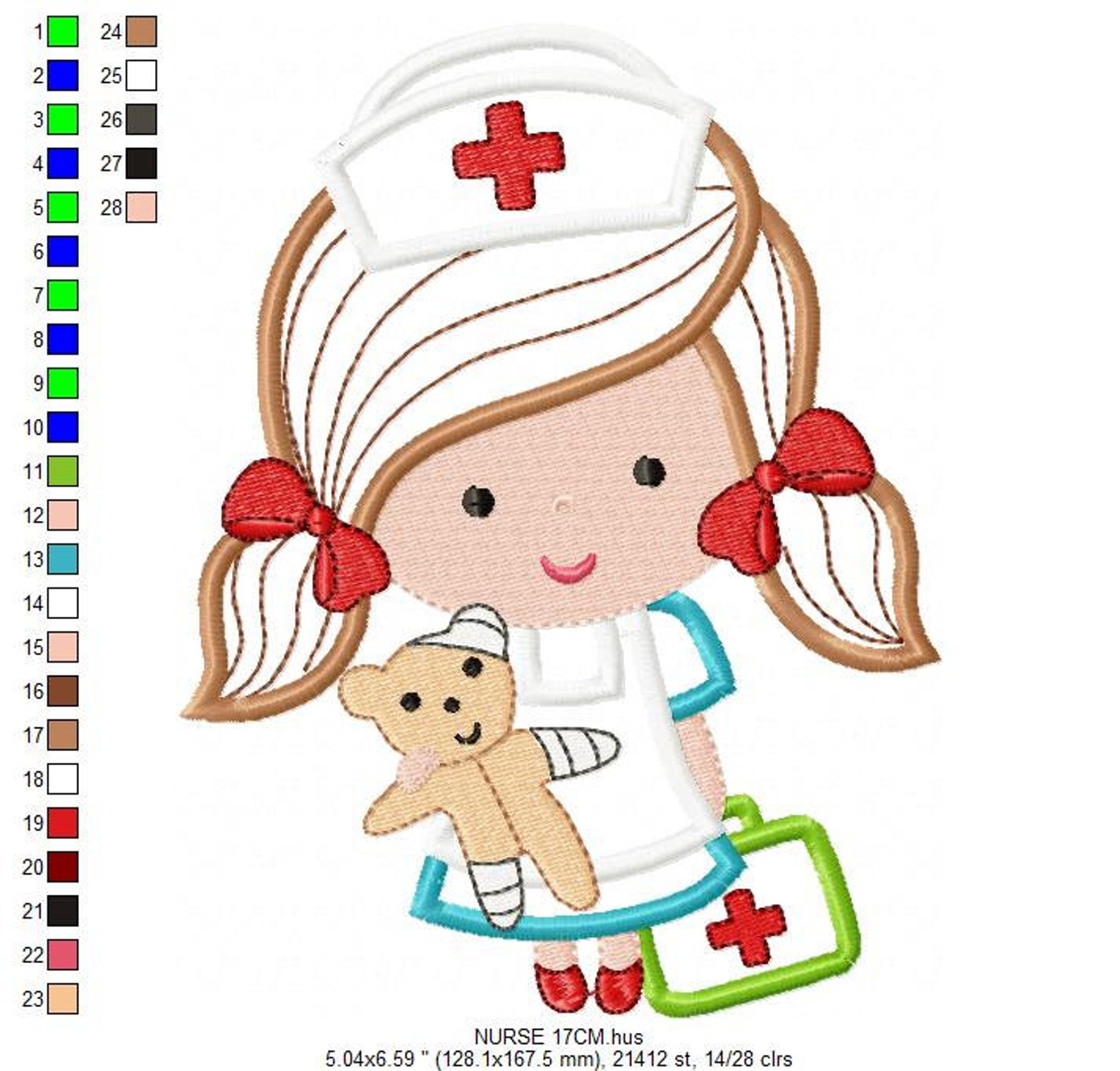 Nurse Embroidery Design Doctor Embroidery Designs Machine Embroidery ...