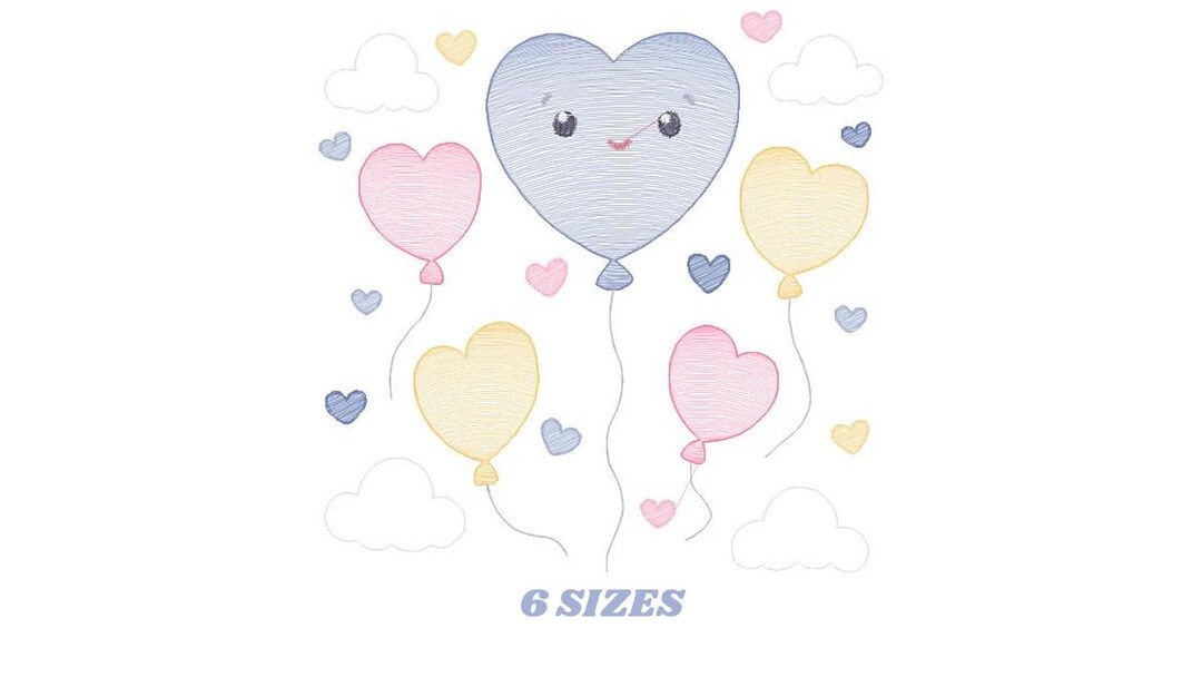 Balloon Embroidery Design - Balloons Embroidery Designs Machine ...