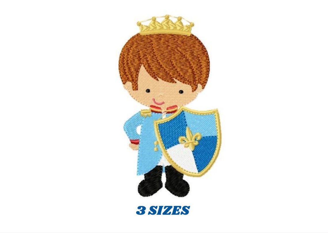 Prince Embroidery Designs King Embroidery Design Machine - Etsy