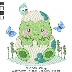 Dinosaur Embroidery Designs - Dino Embroidery Design Machine Embroidery ...